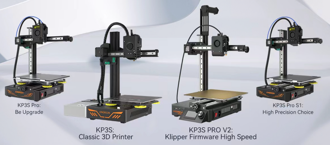Kingroon KP3S vs. KP3S Pro vs. KP3S Pro S1 vs. KP3S Pro V2 -- Which on – P3D
