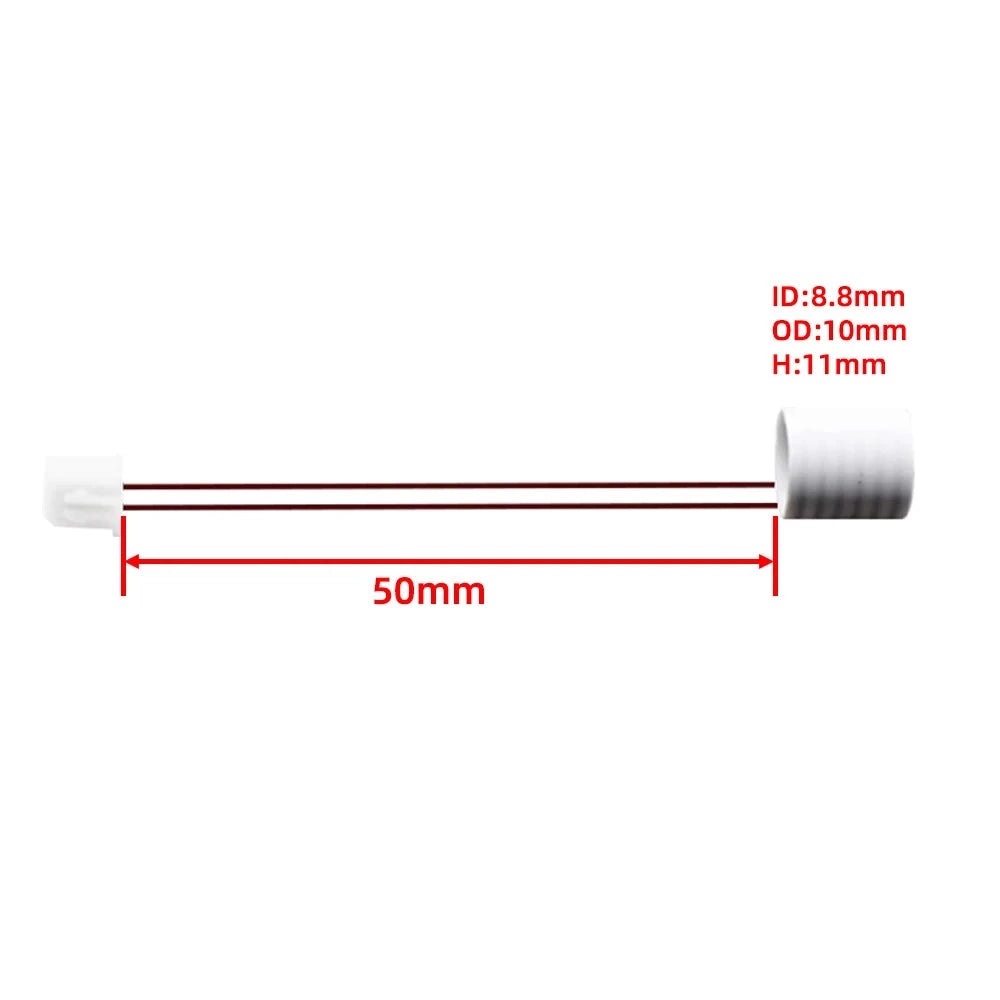 Creality K1 K1 Max Ceramic Heating Tube Kit 300°c High Tem Flow 600mm