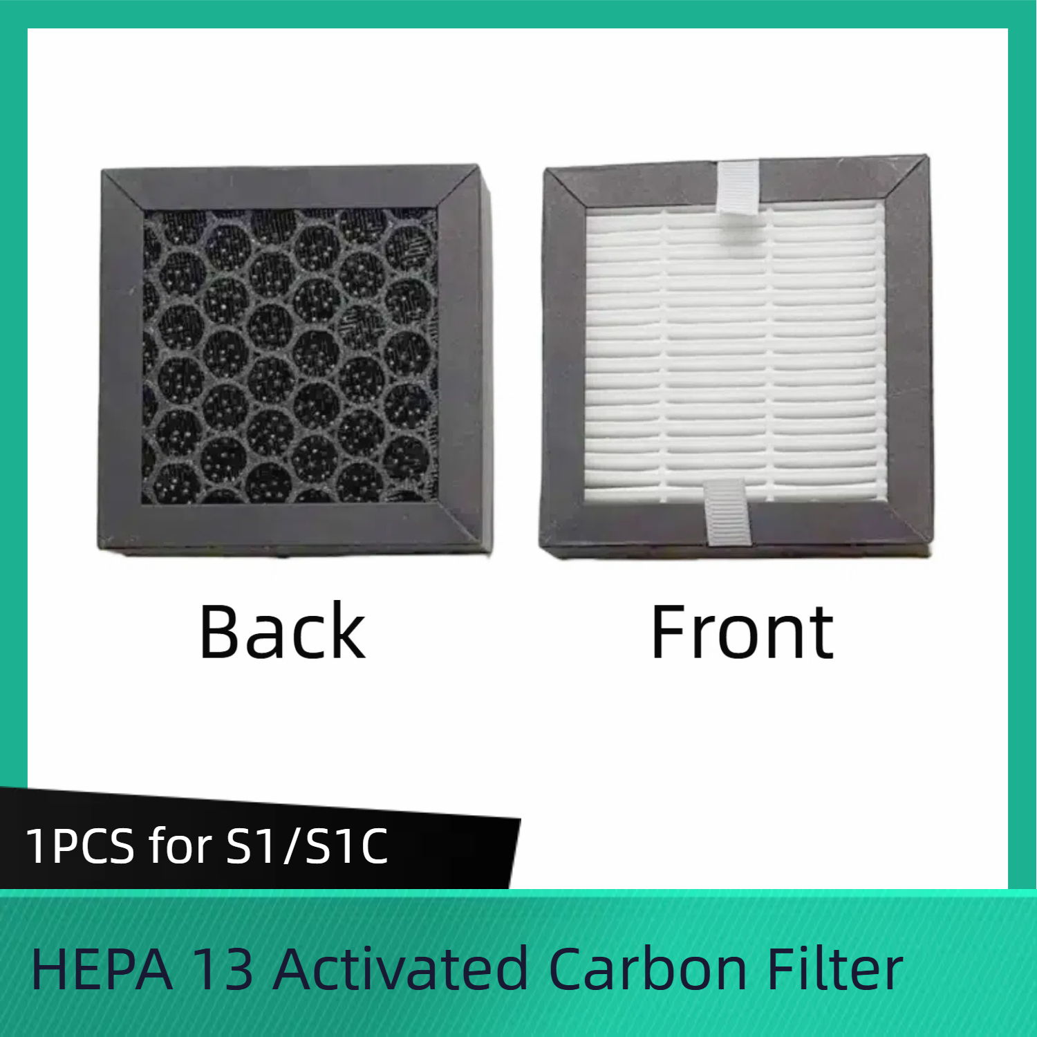 1PCS HEPA 13 Activated Carbon Filter for Anycubic Kobra S1 / S1C – P3D