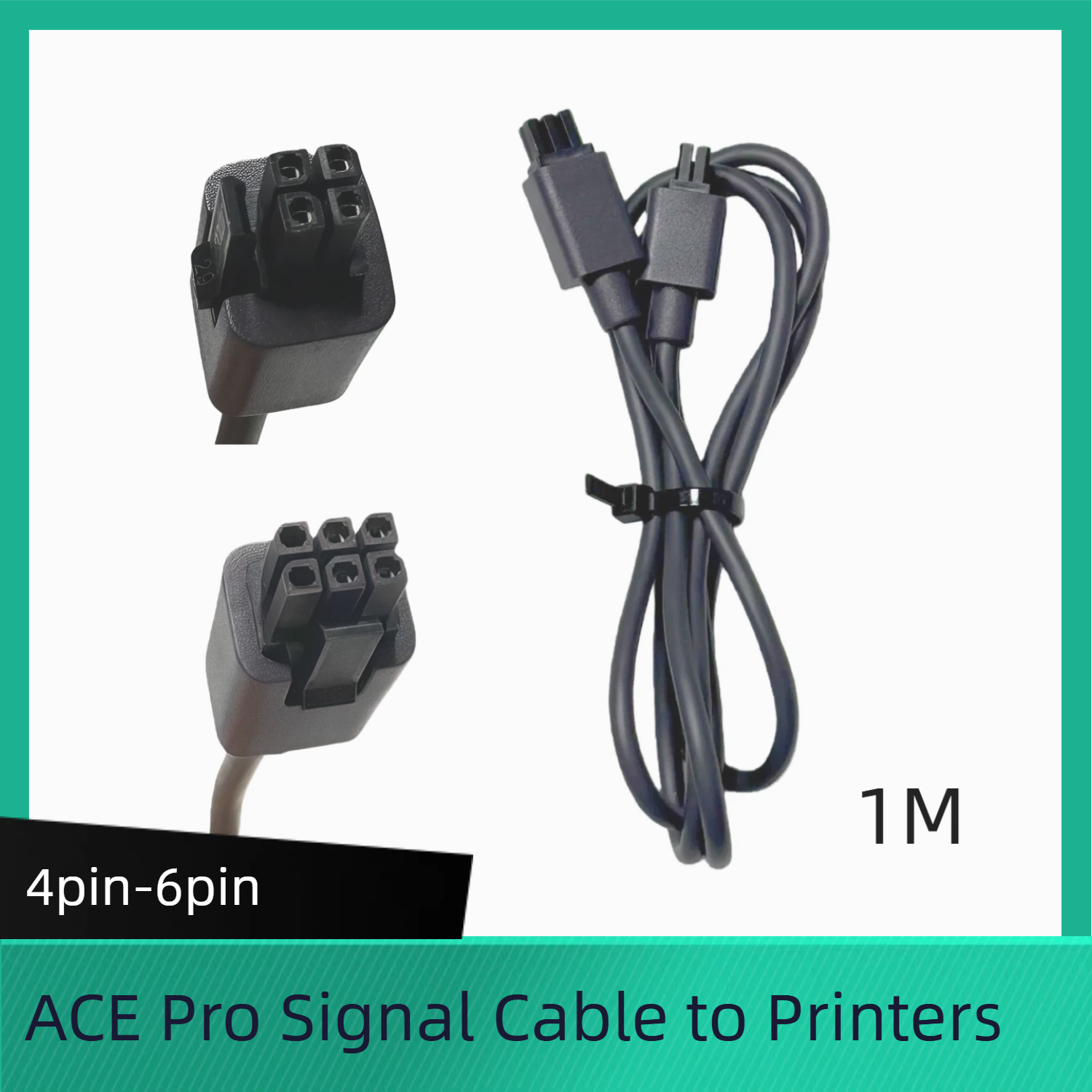 4pin to 6pin Signal Cable for Anycubic ACE – P3D