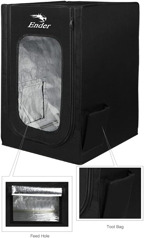 Creality Ender3 3D Printer Enclosure Fireproof and Dustproof Tent – P3D