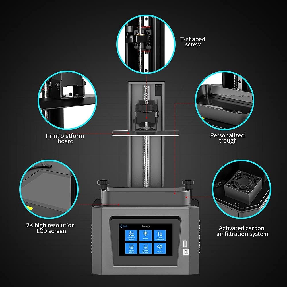 Creality HALOT-ONE (CL-60) Impresora 3D de Resina 2K – P3D