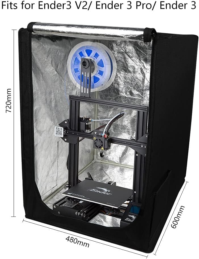 Creality Ender3 3D Printer Enclosure Fireproof and Dustproof Tent – P3D
