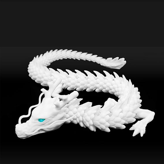 3D Printed Dragon Flexible Articulated Dragon - Fidget Toy - 17.7 Inch ...
