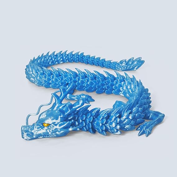 3D Printed Dragon Flexible Articulated Dragon - Fidget Toy - 17.7 Inch ...