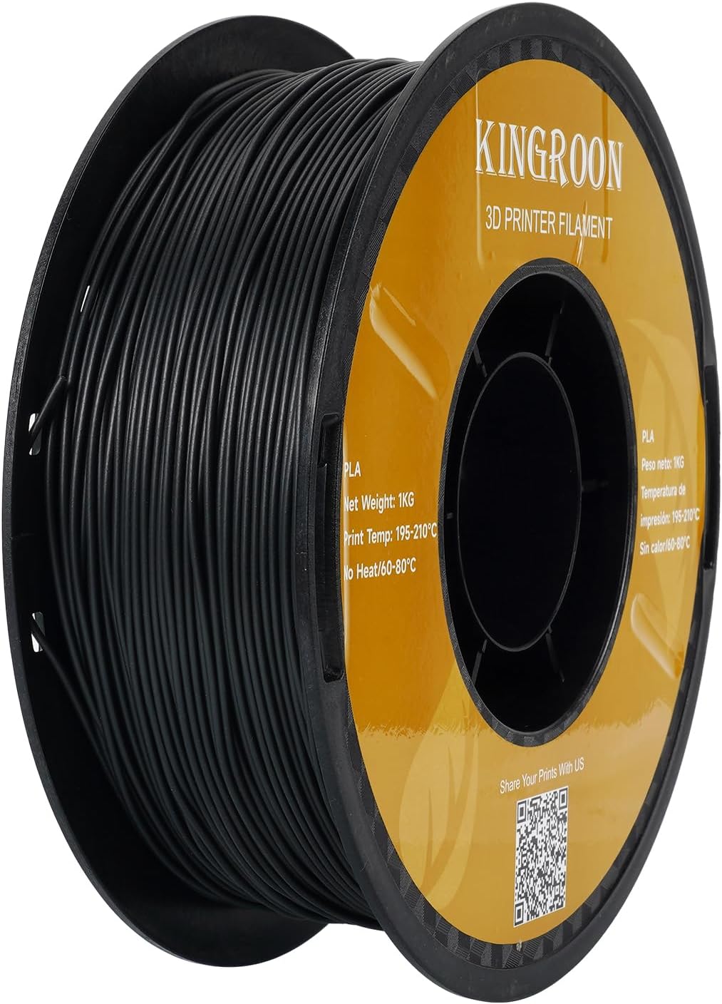 Carbon Fiber PLA, 1KG Spool(2.2lbs) – P3D