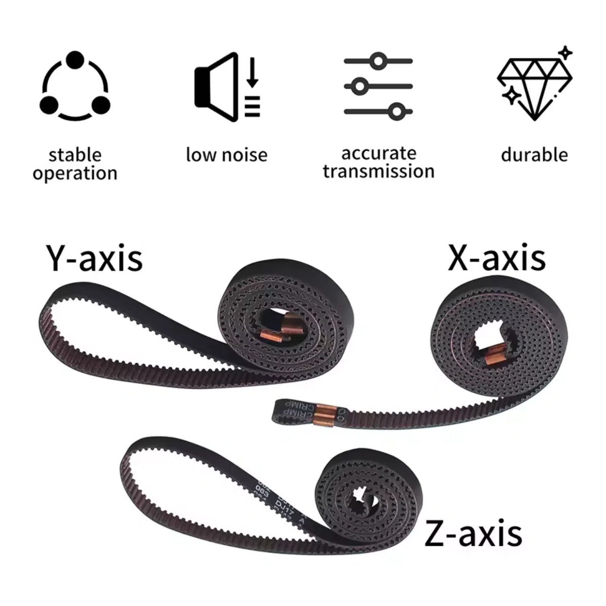 XYZ Belt for Anycubic Kobra 2/3 Printers – P3D