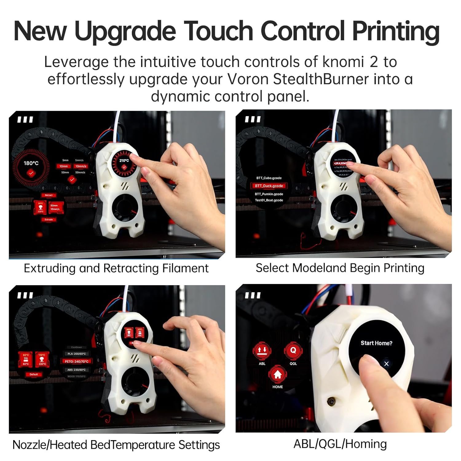 BIGTREETECH KNOMI 2 Touch Screen for Voron Stealthburner – P3D