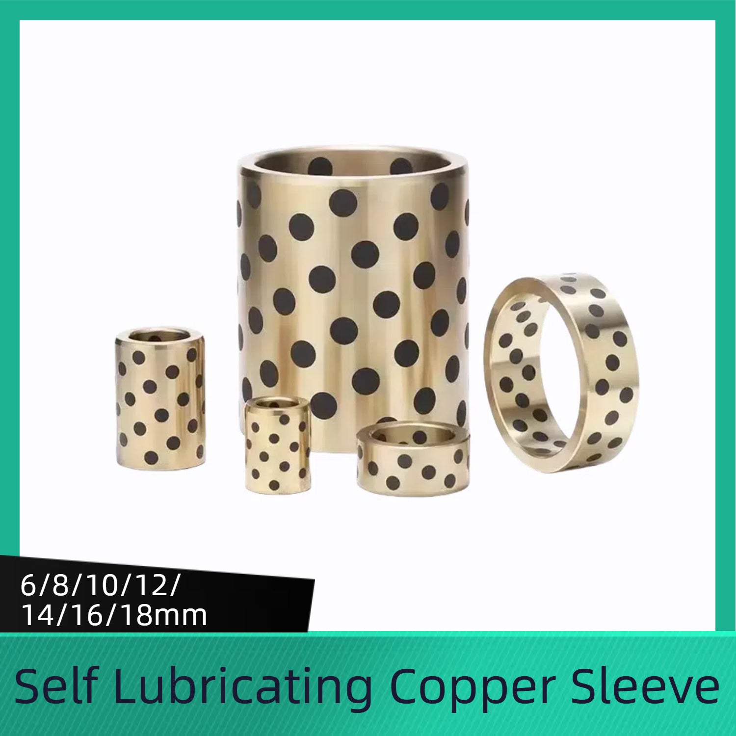 Brass Self Lubricating Copper Sleeve Bearing – P3D