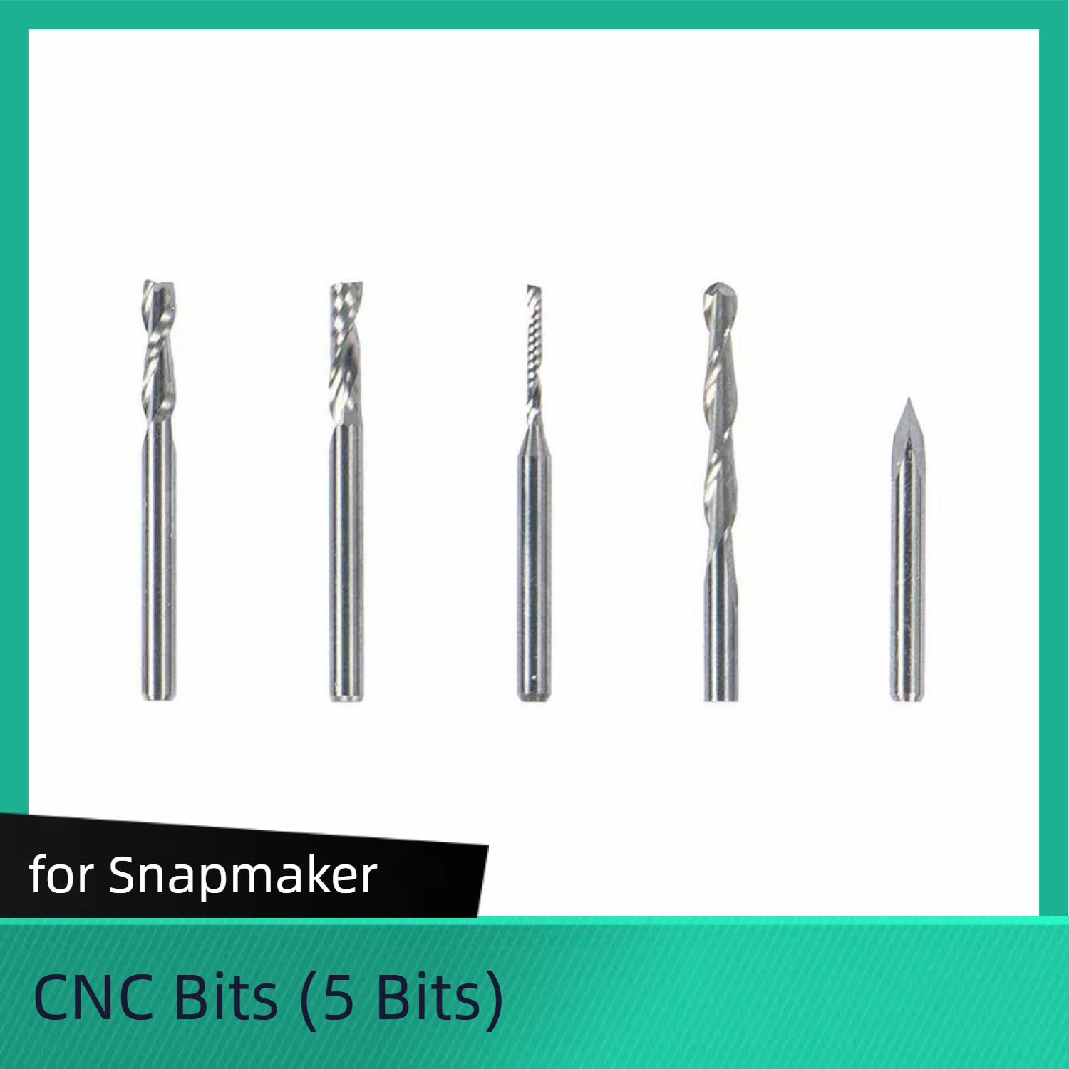 CNC Bits for Snapmaker (5 Bits) – P3D
