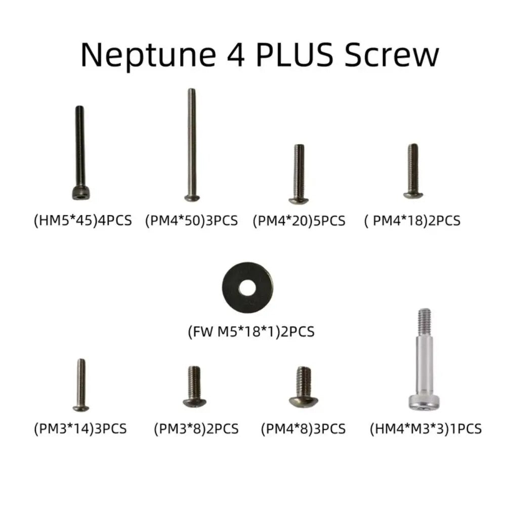 Screws for Neptune 4 Series 3D Printers – P3D