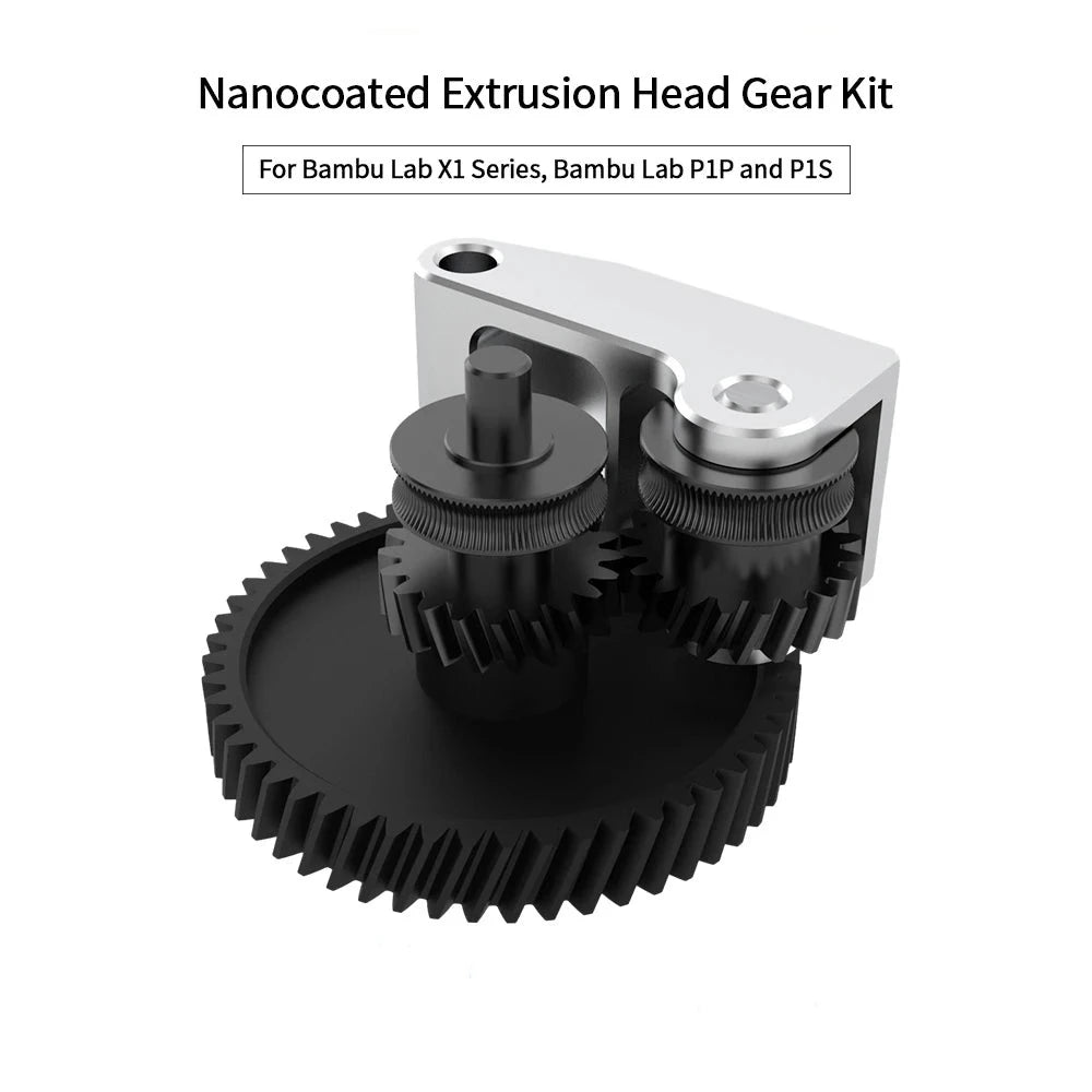 Nano Coating Extruder Gear for Bambu X1/P1P/P1S – P3D