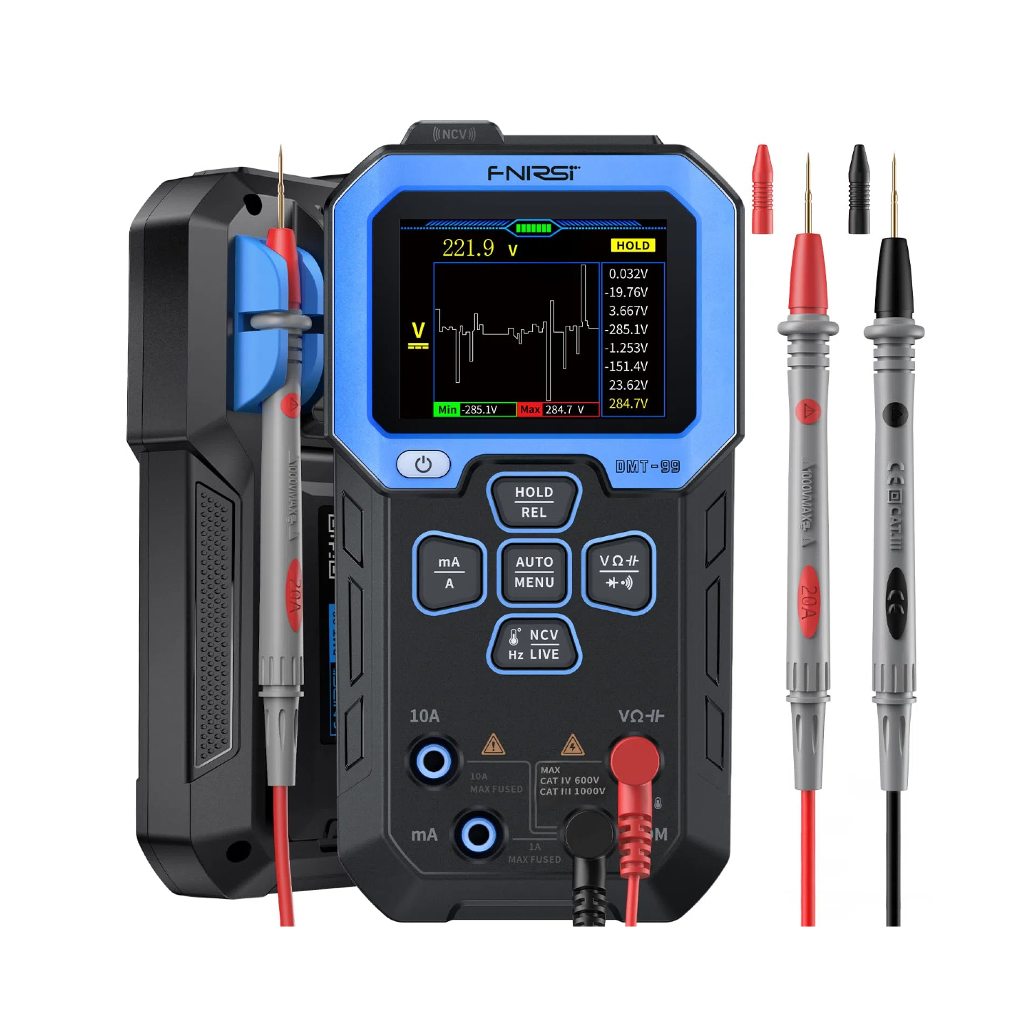 FNIRSI DMT-99 Digital Multimeter 9999 Counts TRMS – P3D