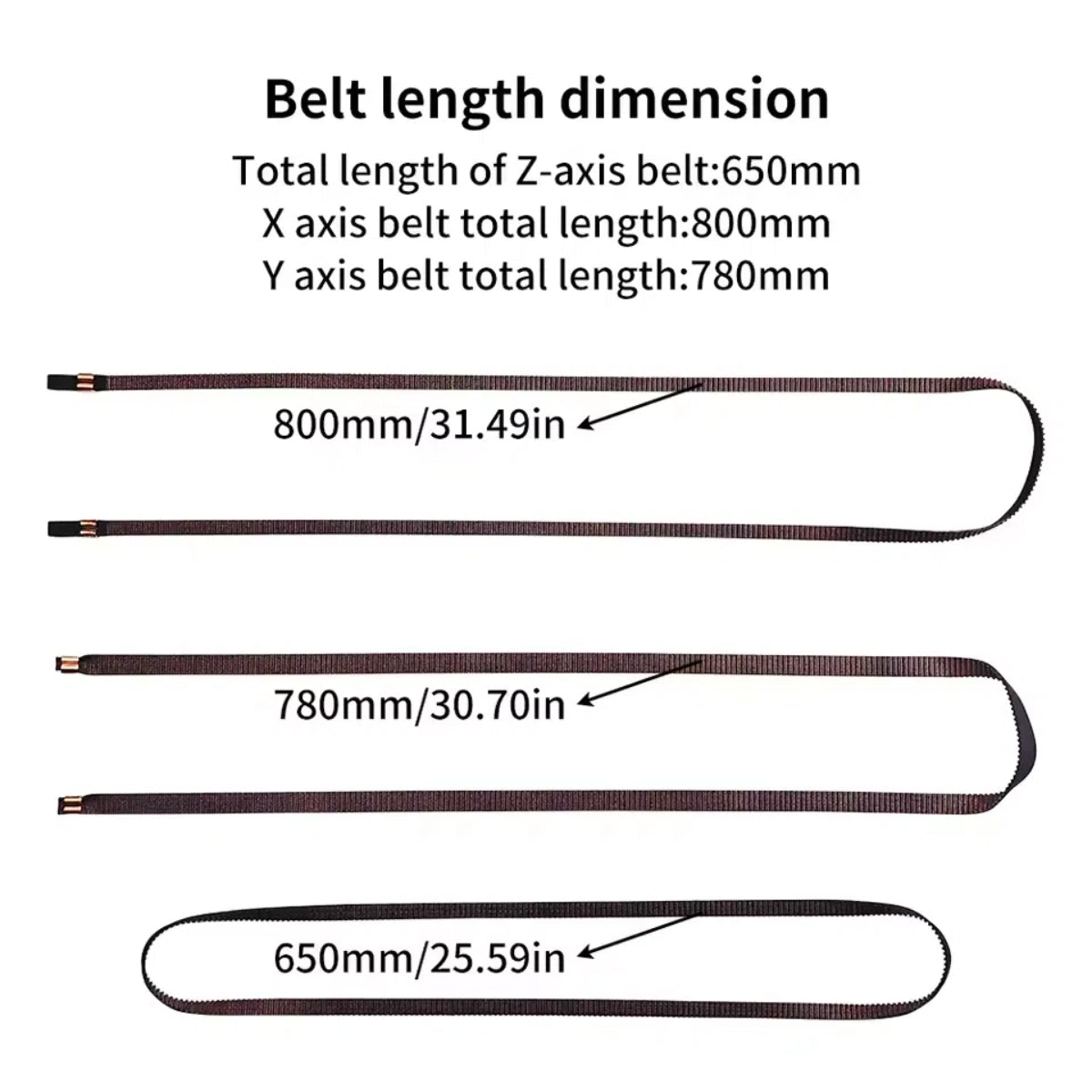 XYZ Belt for Anycubic Kobra 2/3 Printers – P3D