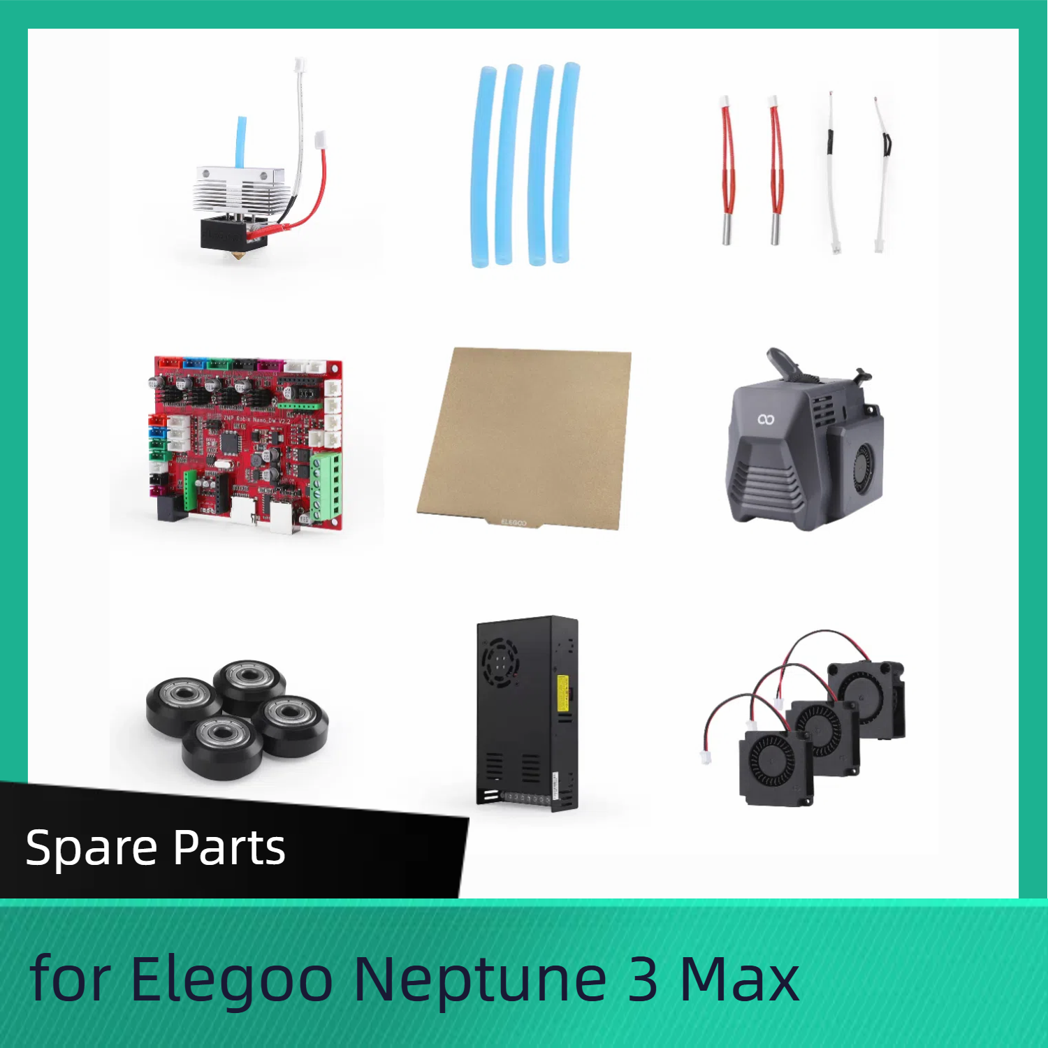 For Neptune 3 Max Spare Parts Print head for Elegoo – P3D