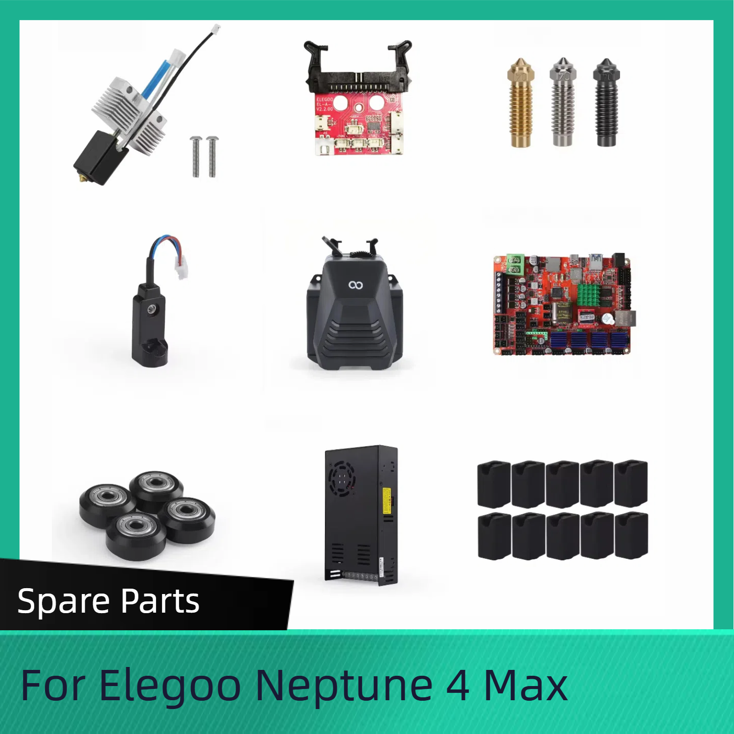 For Neptune 4 Max Spare Parts Print head for Elegoo – P3D