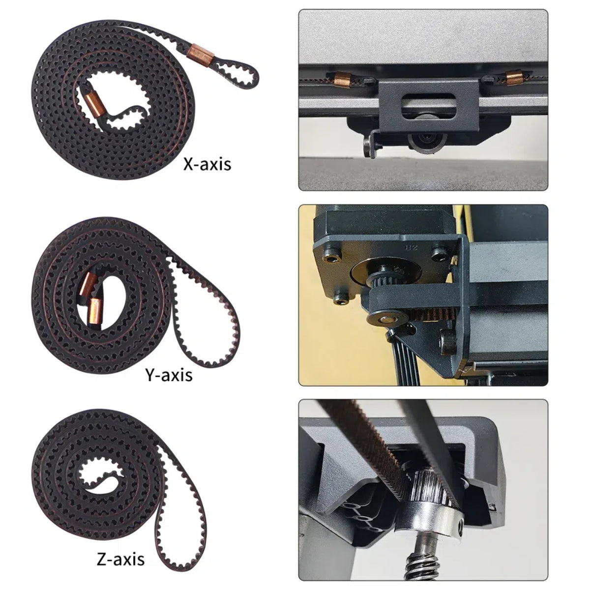XYZ Belt for Anycubic Kobra 2/3 Printers – P3D