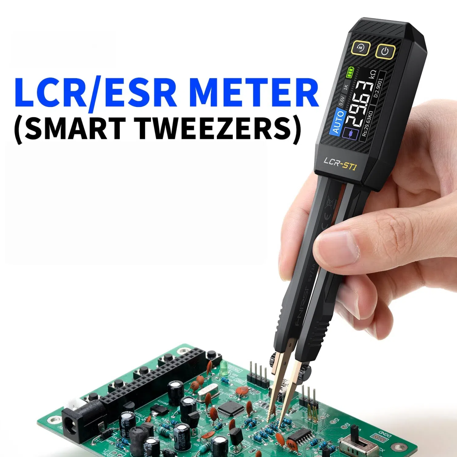 Mini Smart Bridge Tweezer LCR SMD Tester Test Measurement Tools – P3D