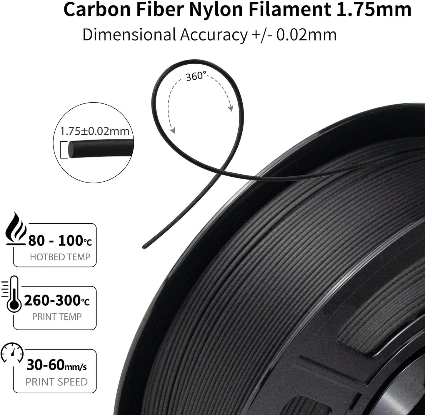 Nylon Carbon Fiber 1KG – P3D