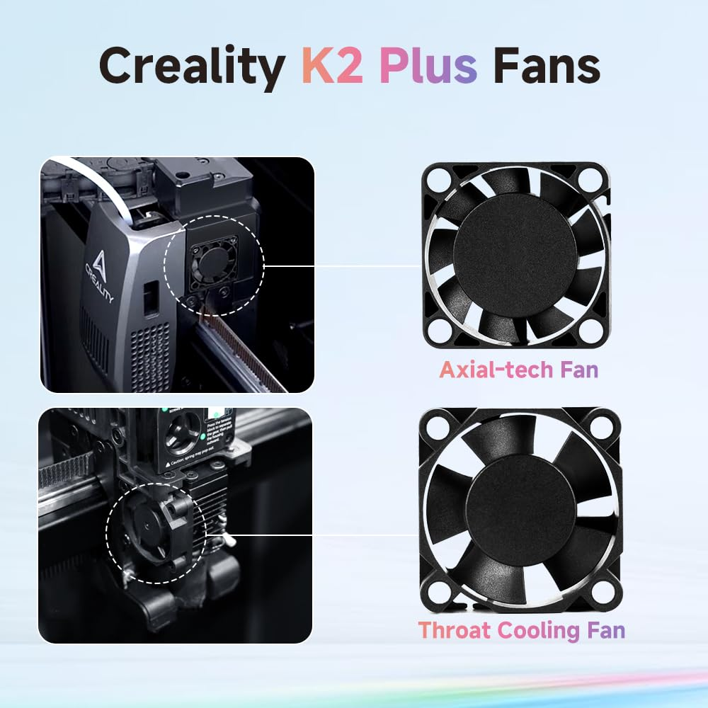 Creality K2 Plus Cooling Fans – P3D