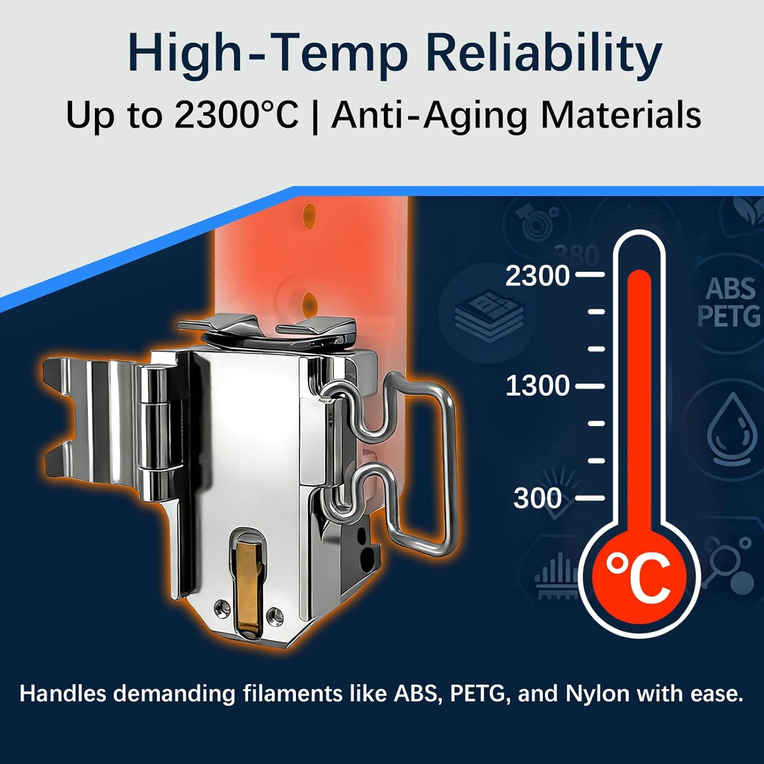 Hotend Heating Assembly for Bambu Lab P2S – P3D