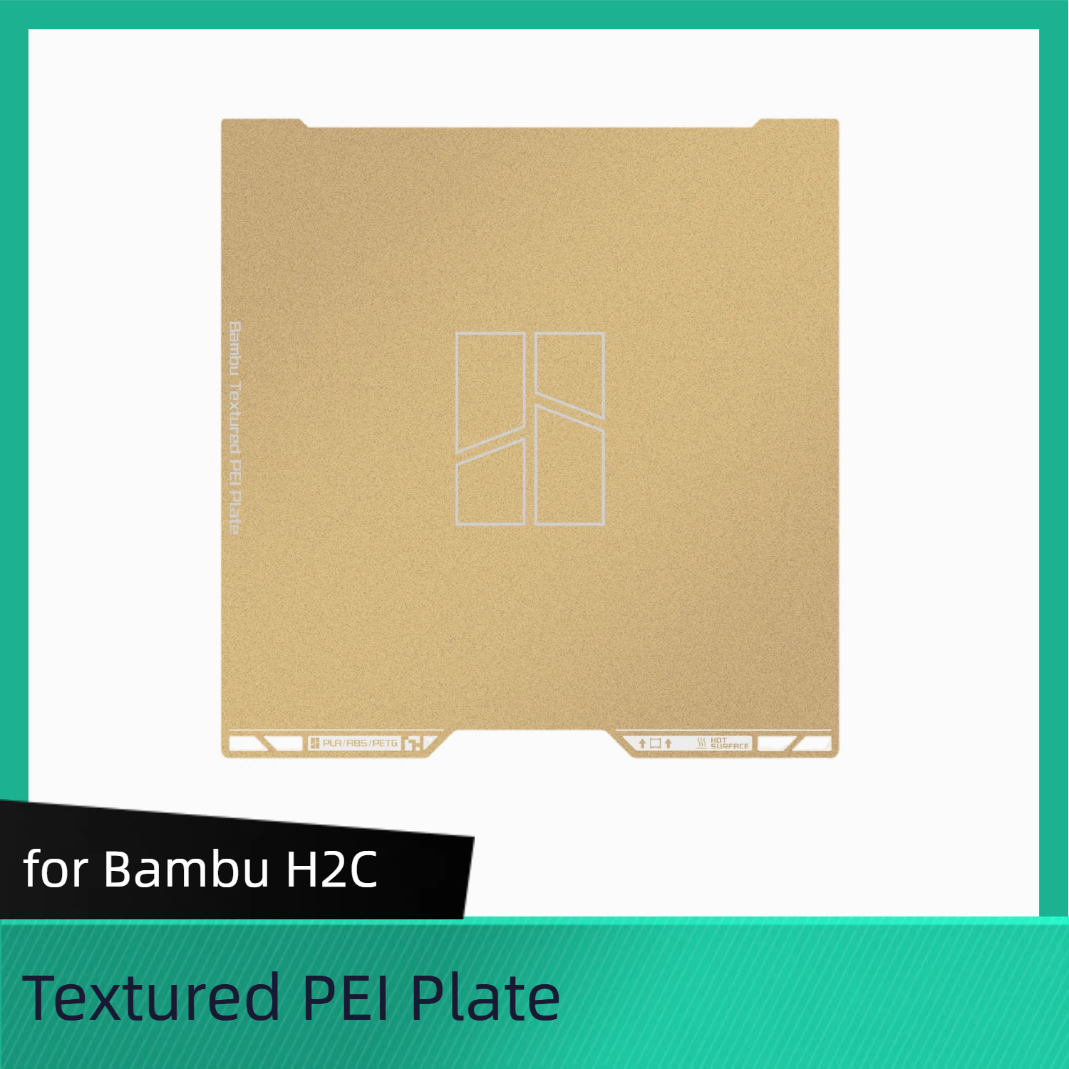 Engineering Plate / Textured PEI Plate- H2C for Bambu – P3D
