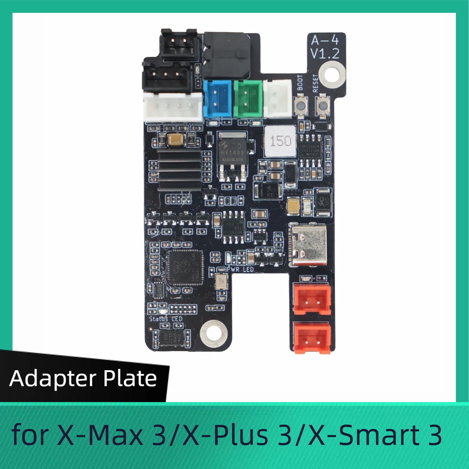 for QIDI X-Max 3/X-Plus 3/X-Smart 3 Adapter plate – P3D