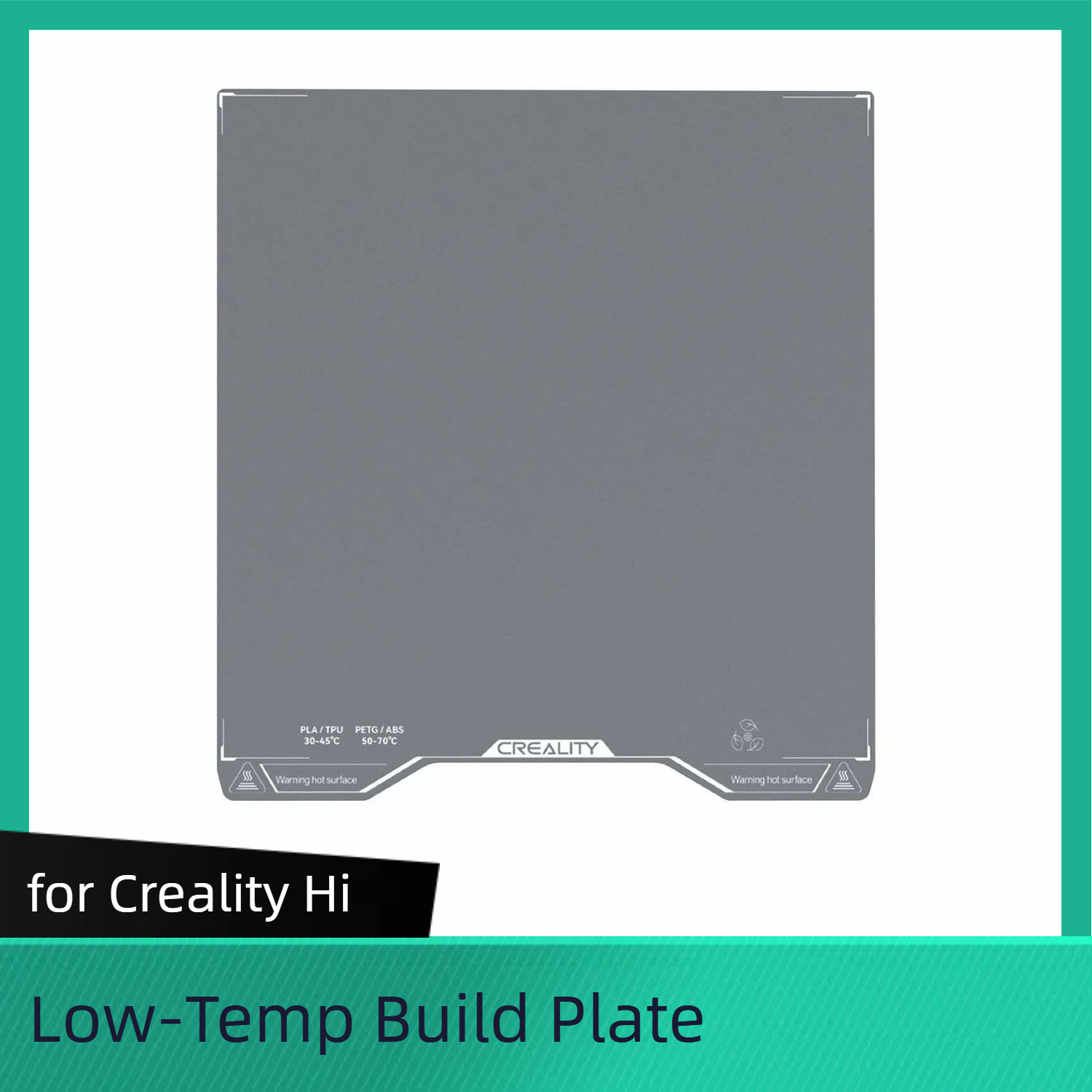 for Creality Low Temperature Cold Printing Build Plate for Creality Hi ...