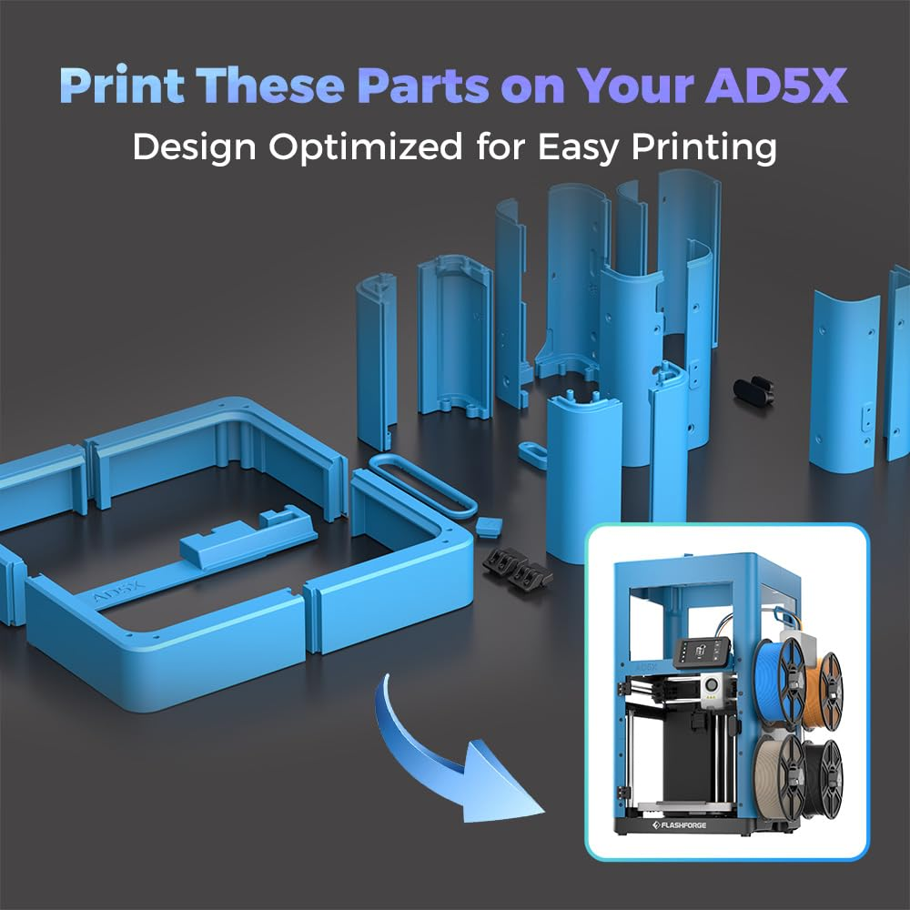 FLASHFORGE AD5X Enclosure Kit – P3D