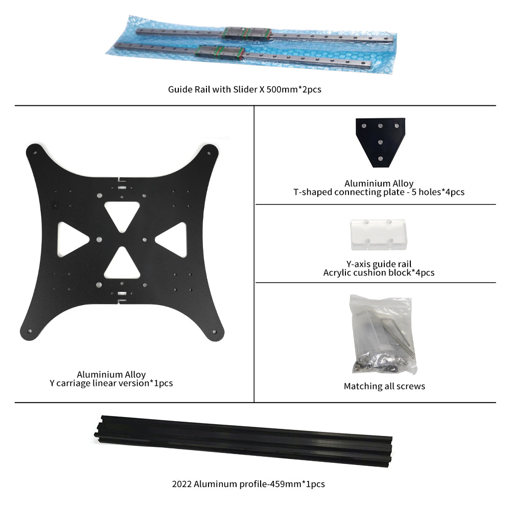 Creality CR10 Y-axis MGN 12H Linear Guide Rail Kit – P3D