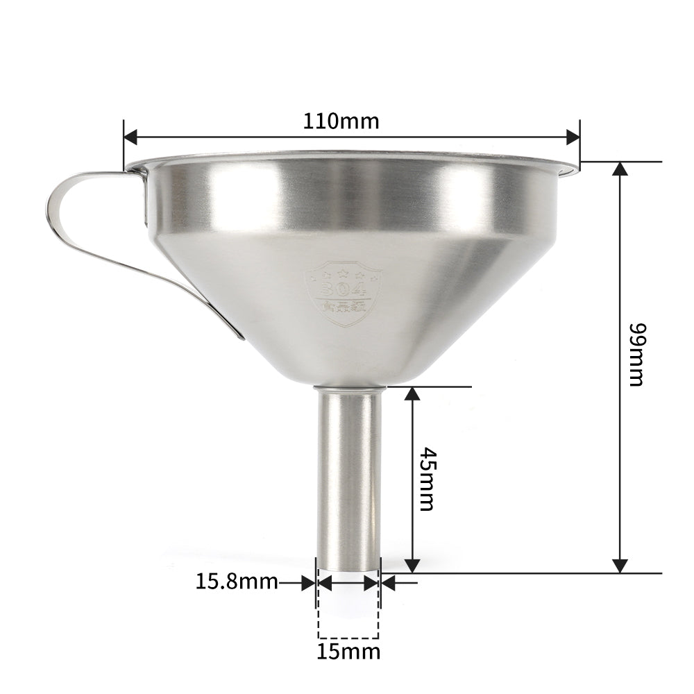 Stainless Steel Resin Filter Funnel – P3D
