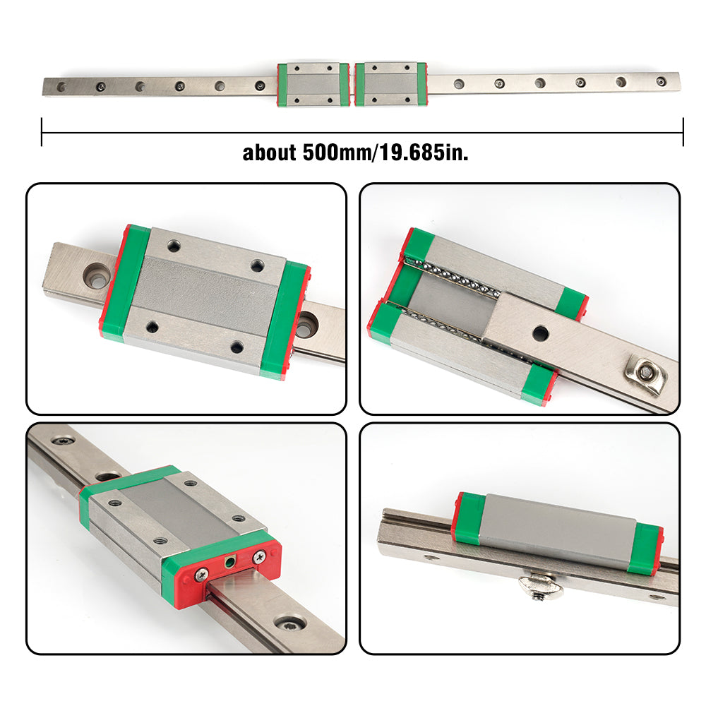 Creality CR10 Y-axis MGN 12H Linear Guide Rail Kit – P3D