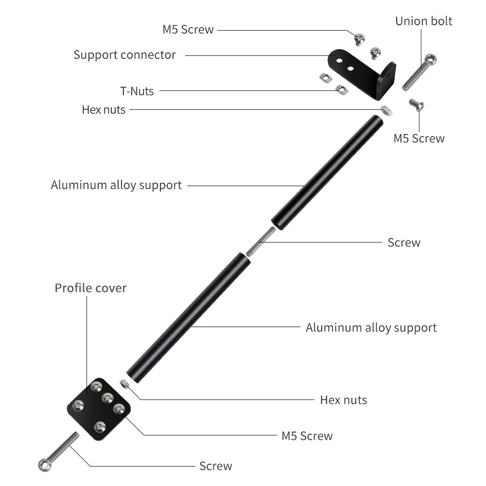 Ender 3 Z-axis Support Rod – P3D