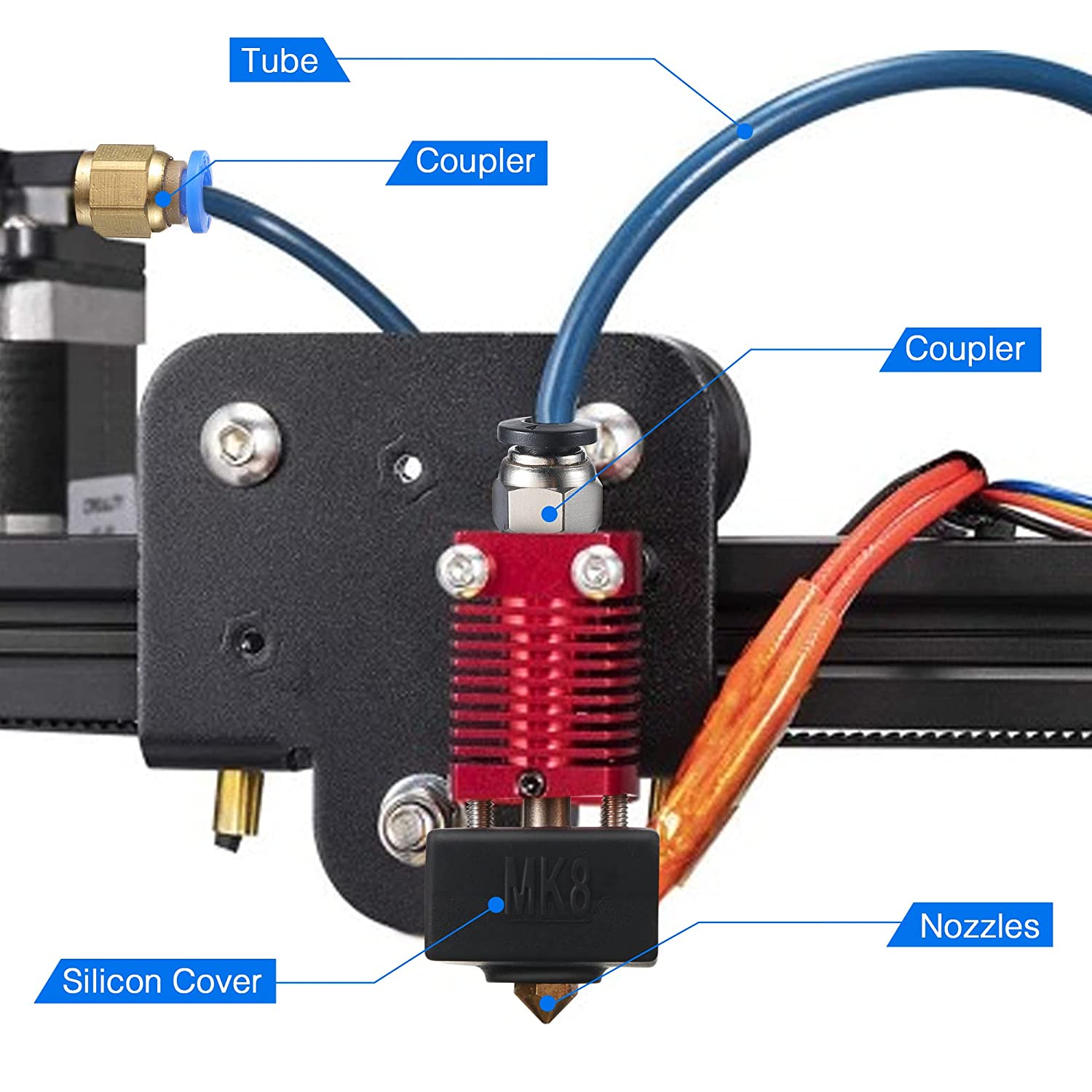 PTFE Bowden Tube with Socks Kit – P3D