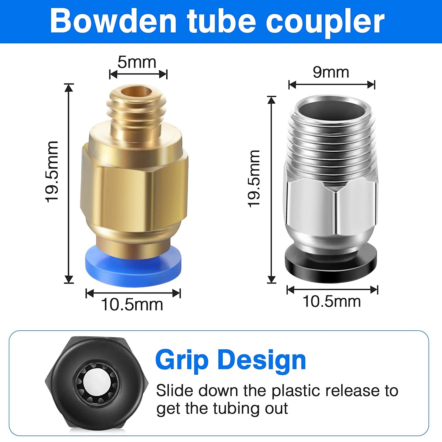 PTFE Bowden Tube with Socks Kit – P3D