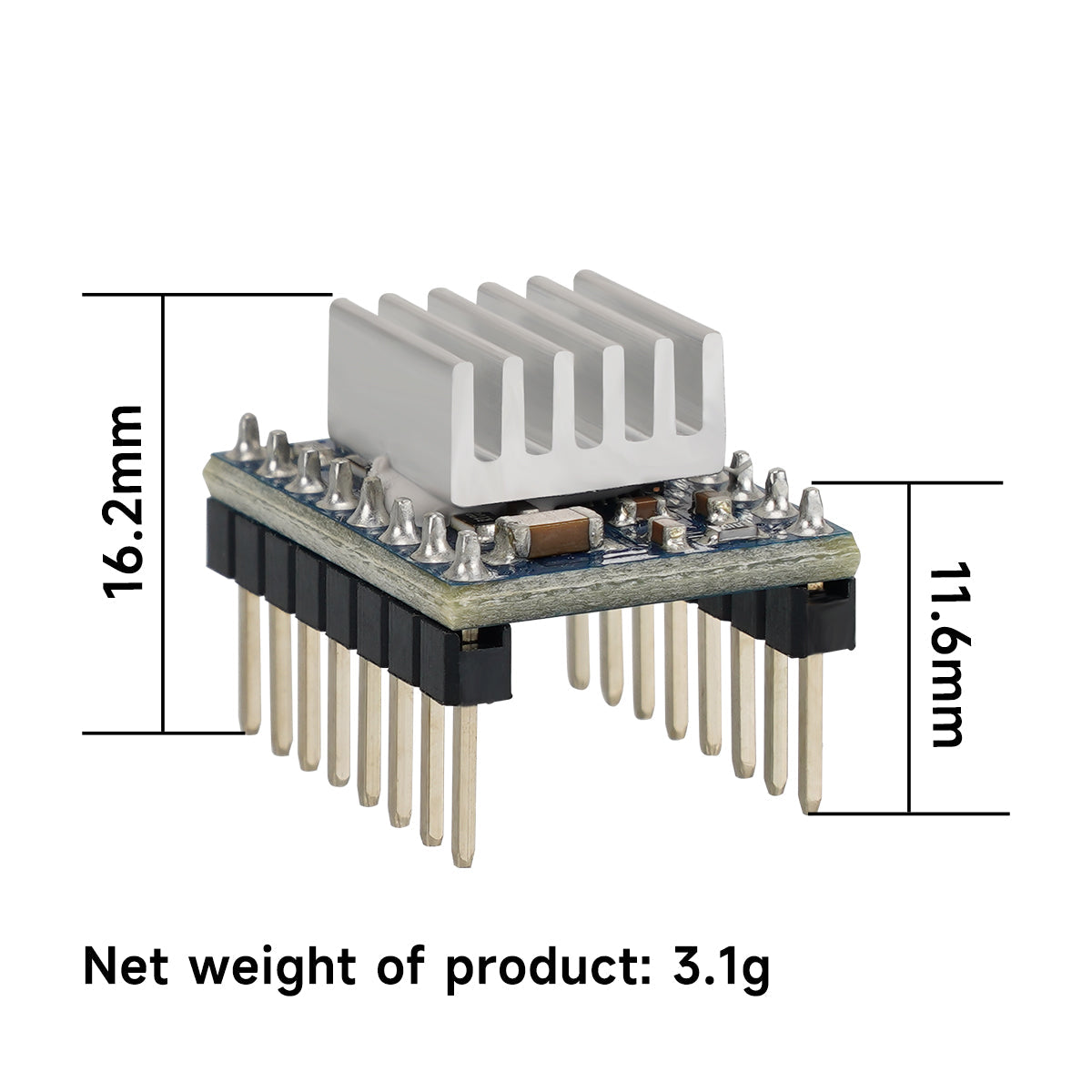 Módulo controlador de motor paso a paso A4988 – P3D