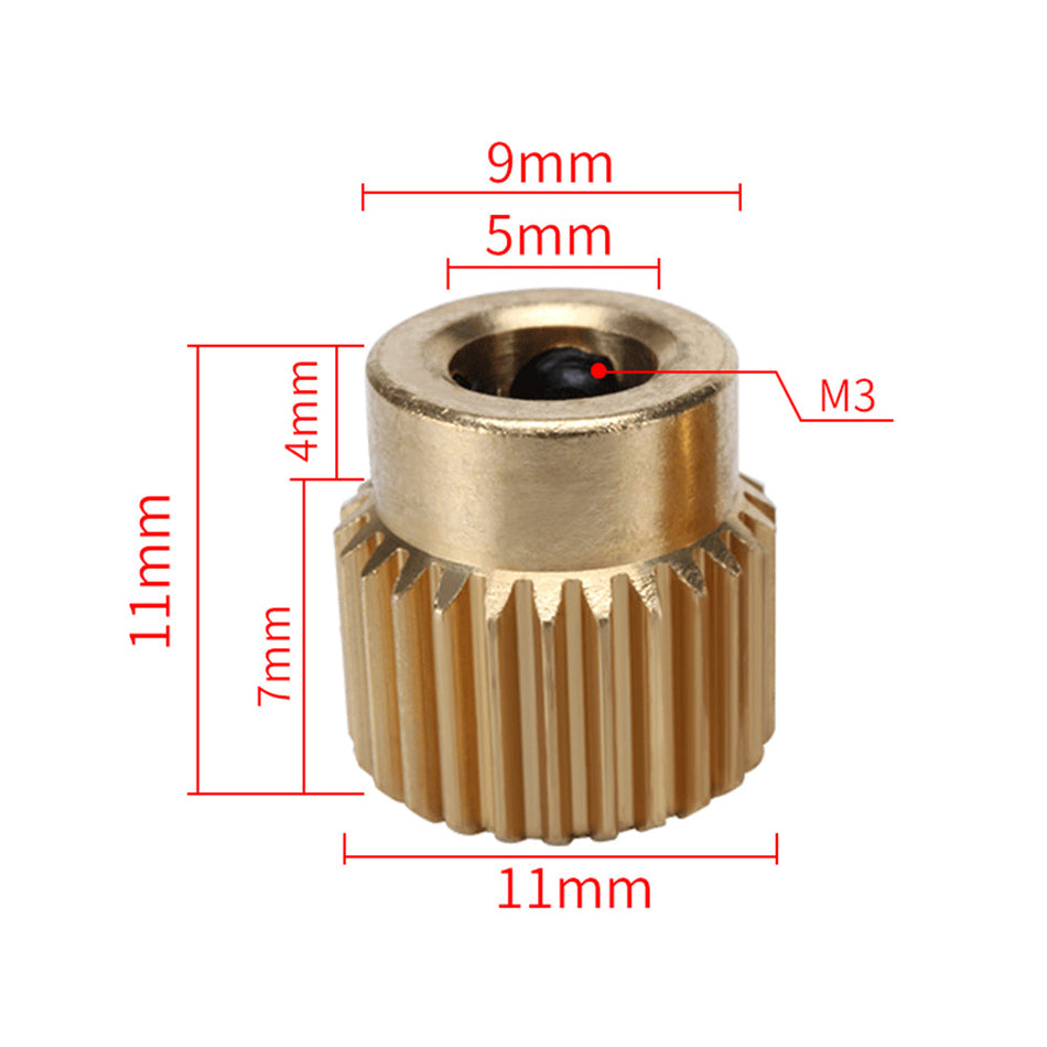 3D Printer Extruder Drive Gear 26 teeth / 36 teeth / 40 teeth – P3D
