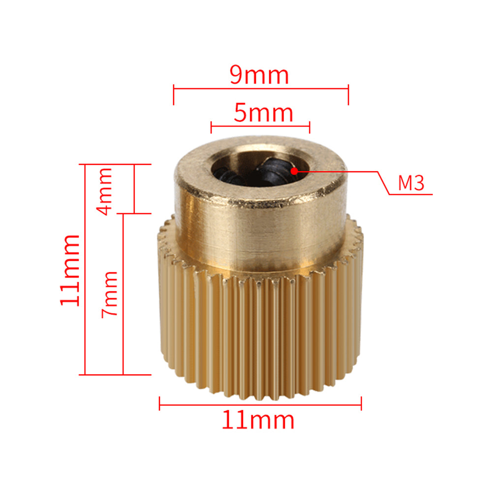 3D Printer Extruder Drive Gear 26 teeth / 36 teeth / 40 teeth – P3D