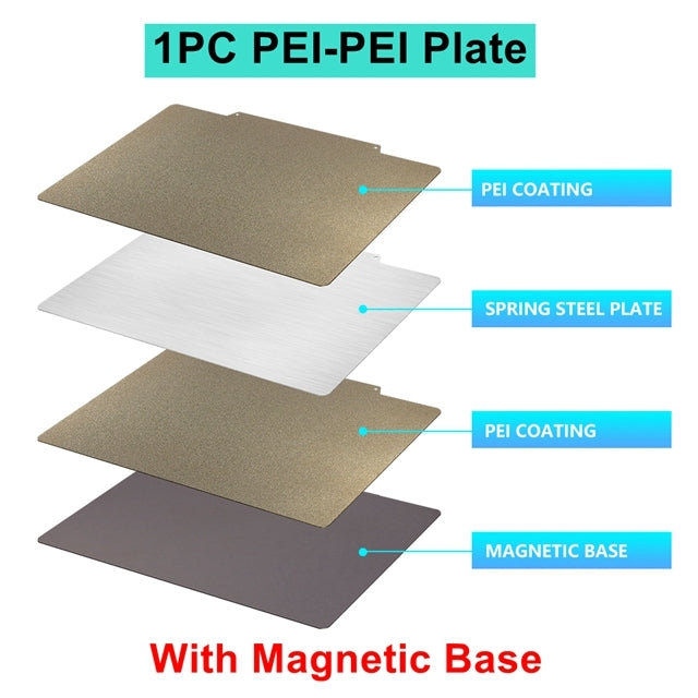 PEO PET PEI Build Plate Double Sides For Flying Bear Ghost6 Ghost5 – P3D