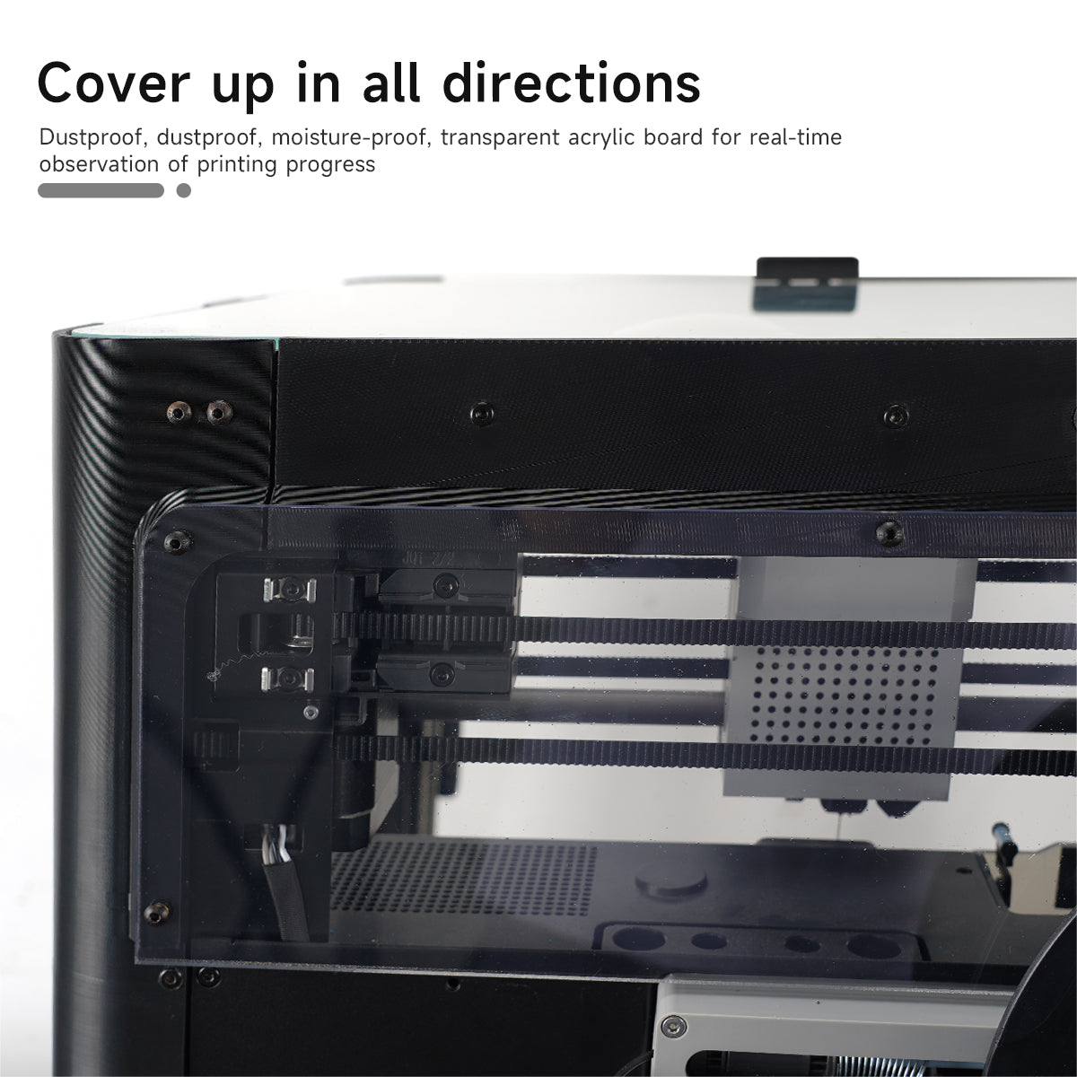 For Bambulab P1P Enclosure High Temperature Resistant PC Panels Shell – P3D