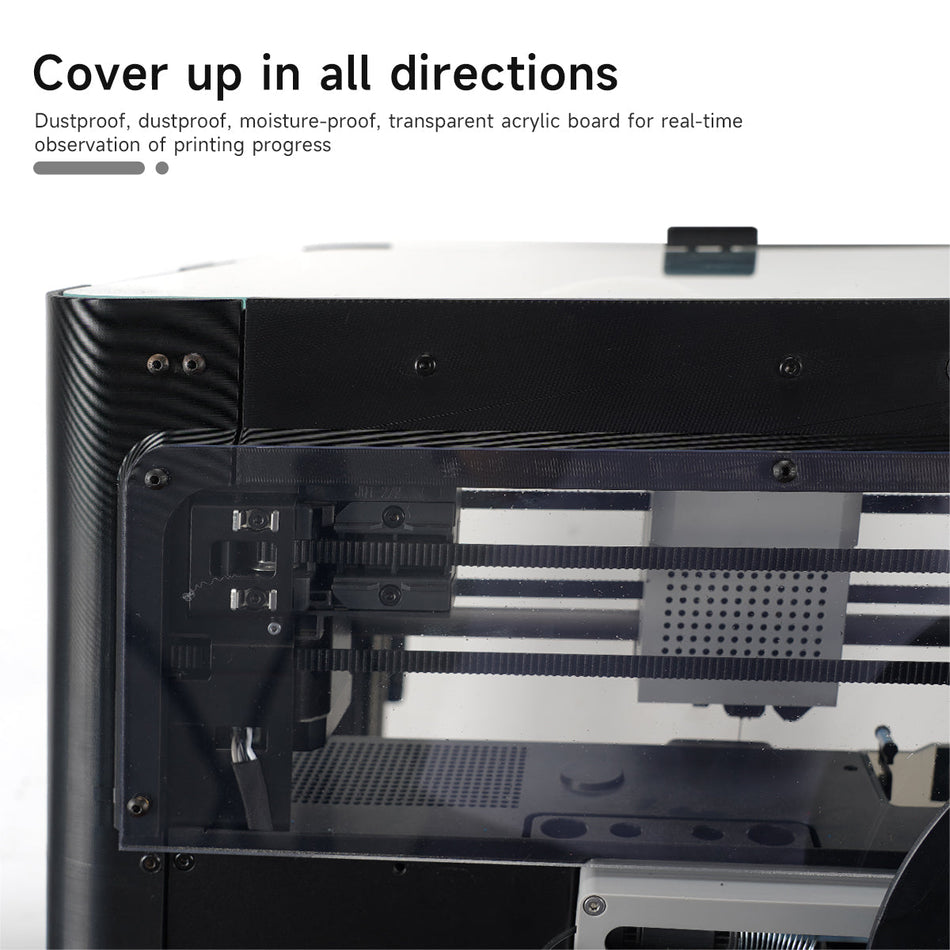 For Bambulab P1P Enclosure High Temperature Resistant PC Panels Shell – P3D