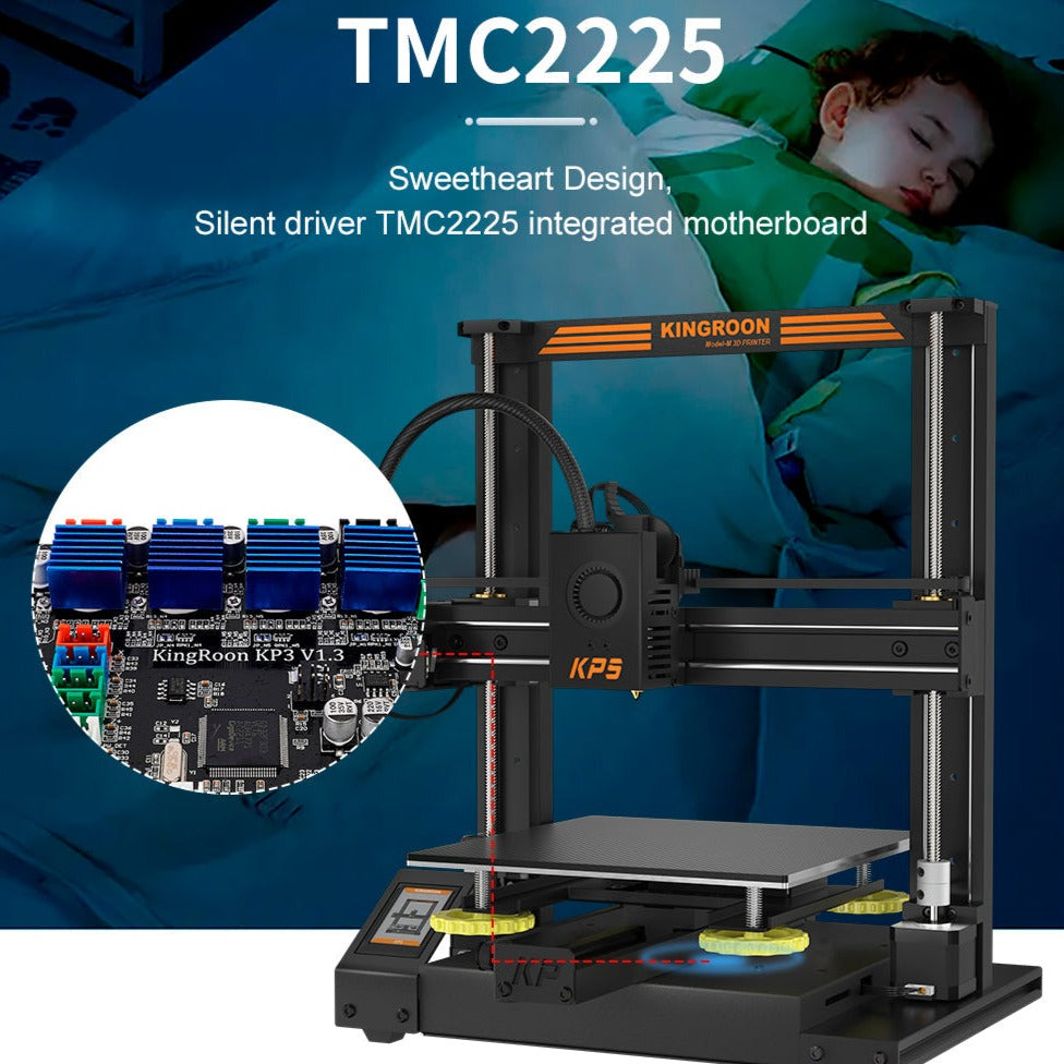Kingroon KP5L 3D Printer Mainboard with KP5L Firmware – P3D