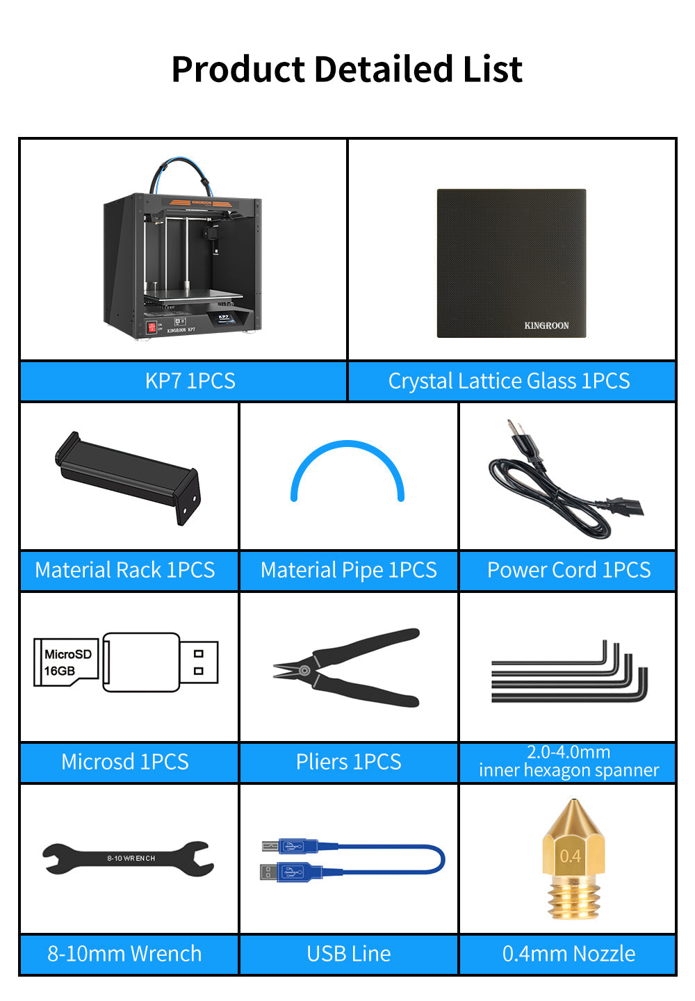 Kingroon KP7 3D Printer – P3D