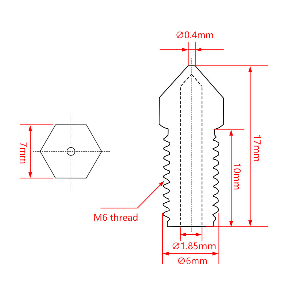 High Flow Nozzle for AnkerMake M5 / M5C – P3D