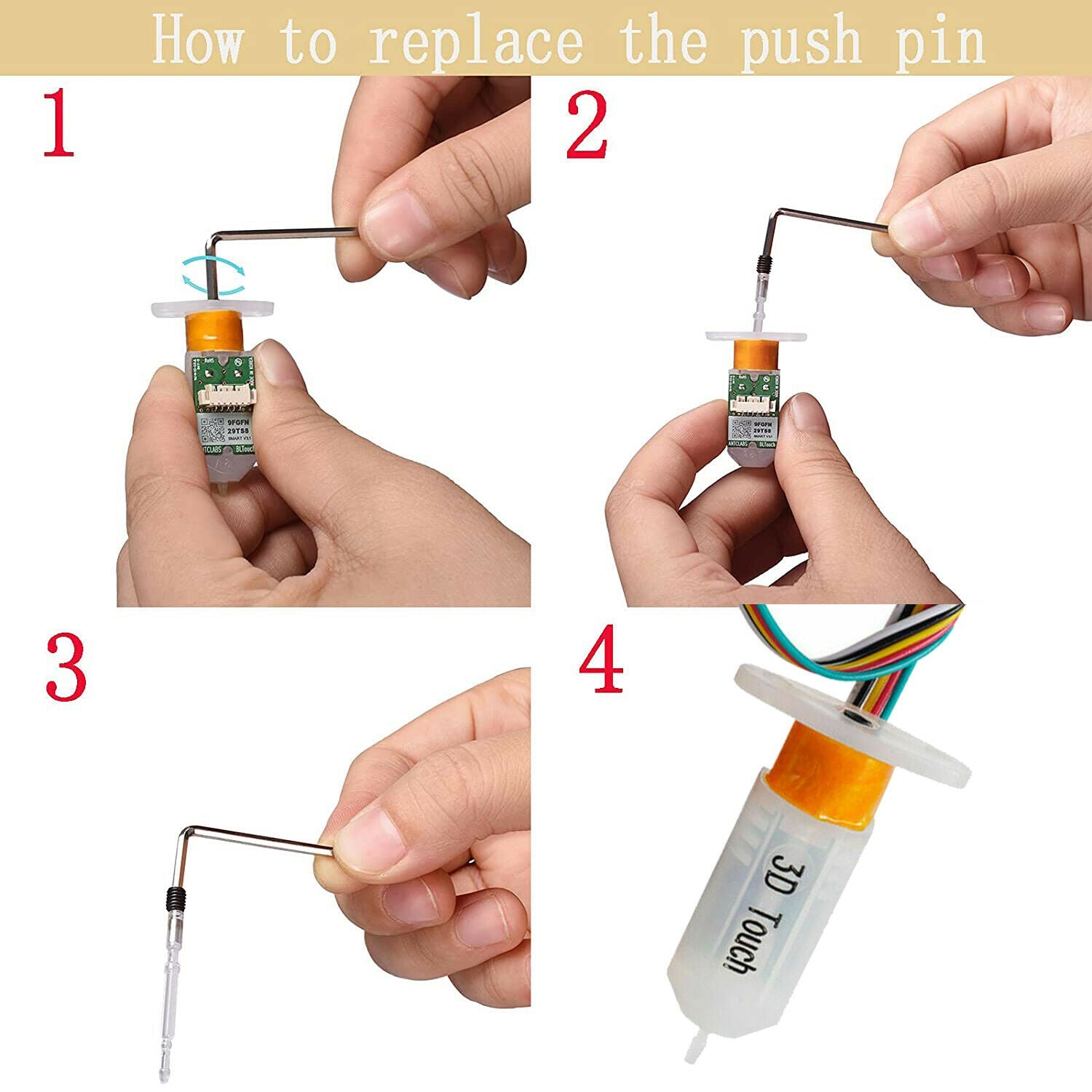 3D Printer Parts & Accessories, BLTouch Leveling Sensor – P3D