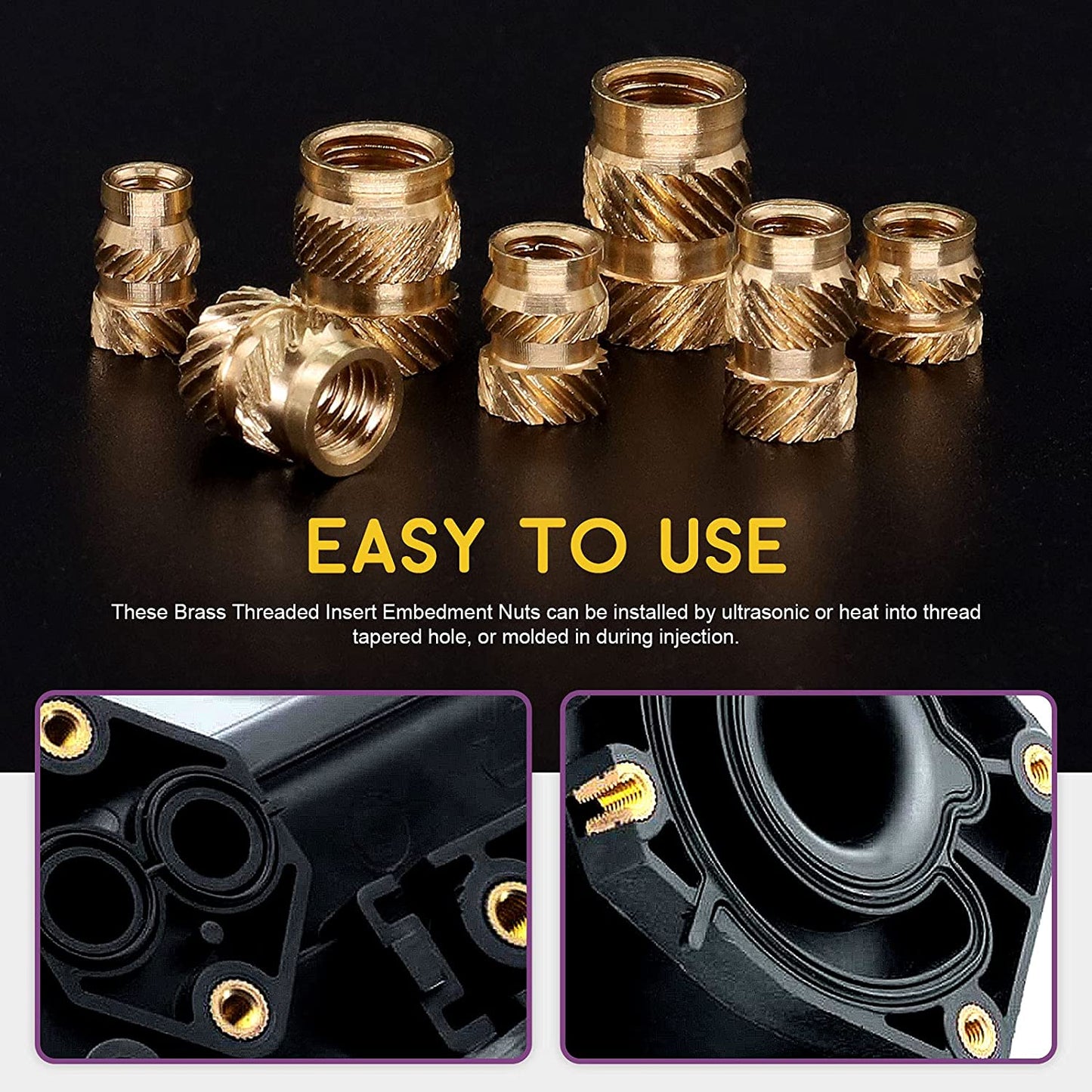 Threaded Inserts for Plastic – P3D