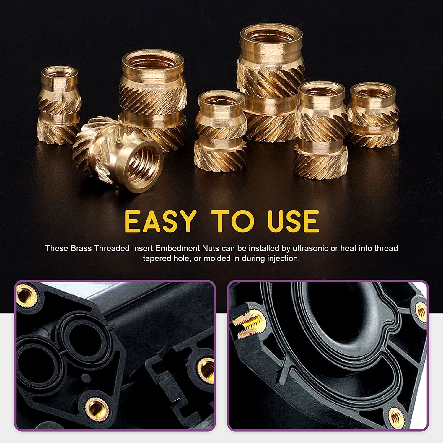 Threaded Inserts for Plastic – P3D