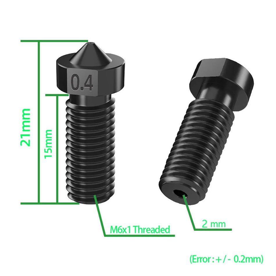 Hardened Steel Volcano Nozzle – P3D